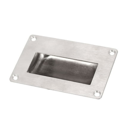 111mmx75mm Stainless Steel Rectangular Recessed Flush Pull Sliding Door ...