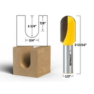 Yonico 3 Bit Core Box Router Bit Set - 1/2" Shank 14360 - Walmart.com