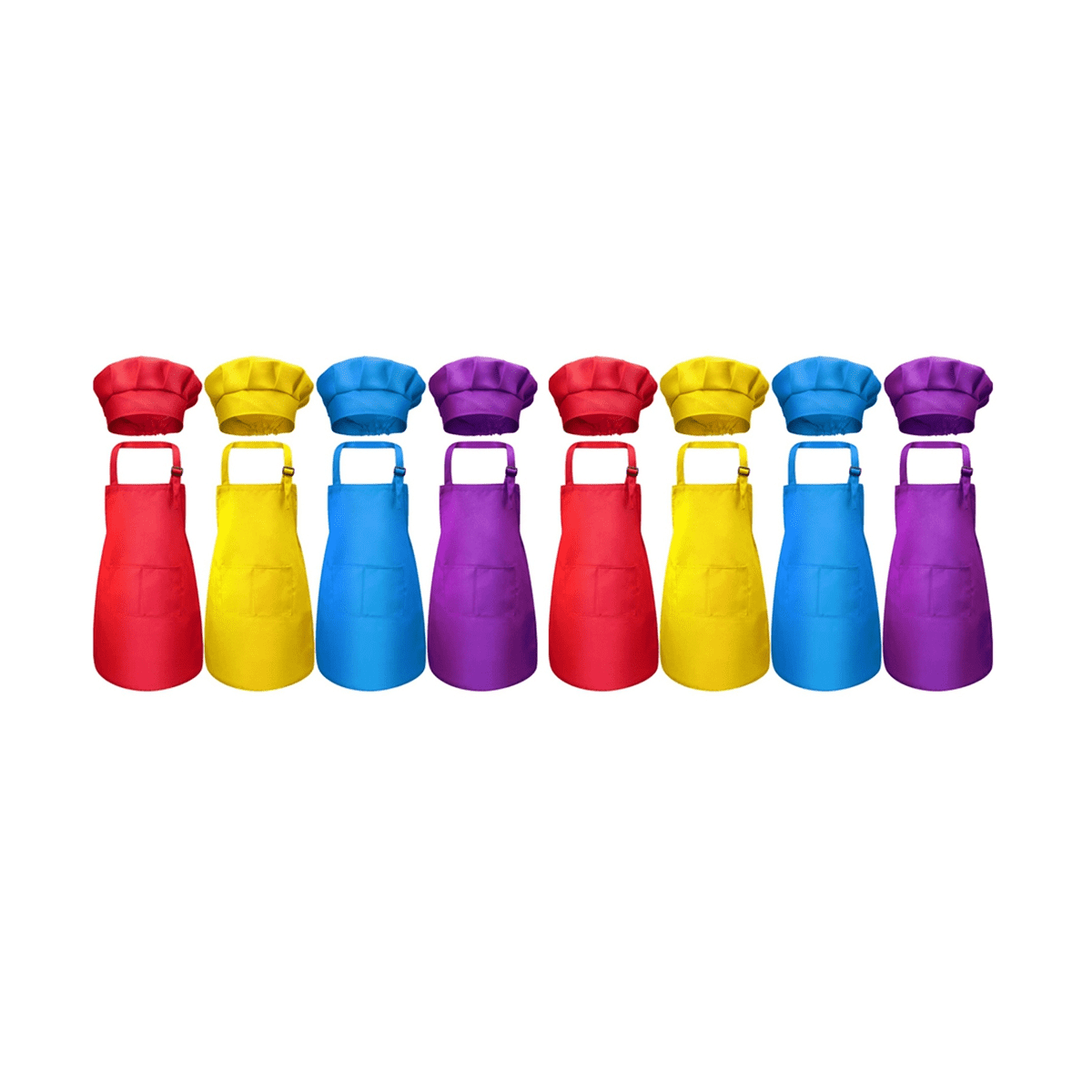 Click here for Unbranded 16-Piece Childrens Apron And Chef Hat Se... prices