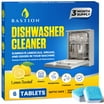 Bastion Dishwasher Cleaner Tablets, Lemon Scent, Descaling, Odor ...
