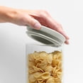 3pc Stackable Glass Food Jars (Mixed Colors) 0.08 + 0.16 + 0.3 Gal Heat ...