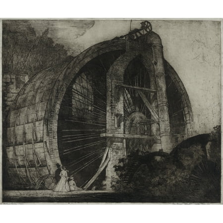 The World'S Largest Water Wheel Powered Henry Burden'S Iron Plant On ...