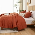 SPRINDAY King Size Comforter Set For Adult, 3 Piece Red Bedding ...
