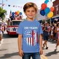 Boys Tops Summer Short Sleeve Letter Pattern Print Beach Vacation ...