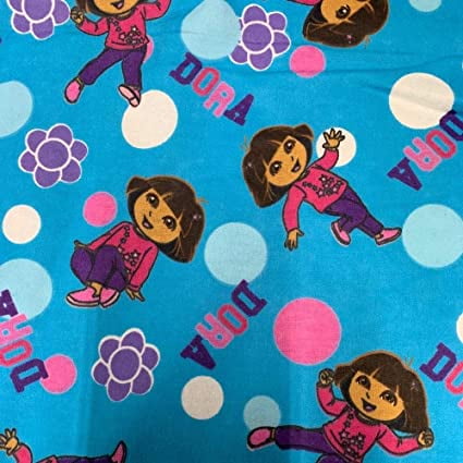 Dora the Explorer Flannel Fabric - Walmart.com