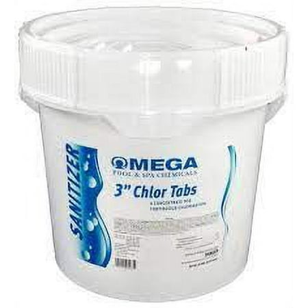OMEGA 3" Omega Trichlor Tabs for Swimming Pools - 50 Lbs. | Walmart Canada