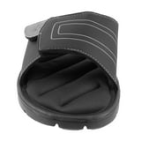 IZOD Men's Stephen Adjustable Sport Slide Sandal, Memory Foam Comfort ...