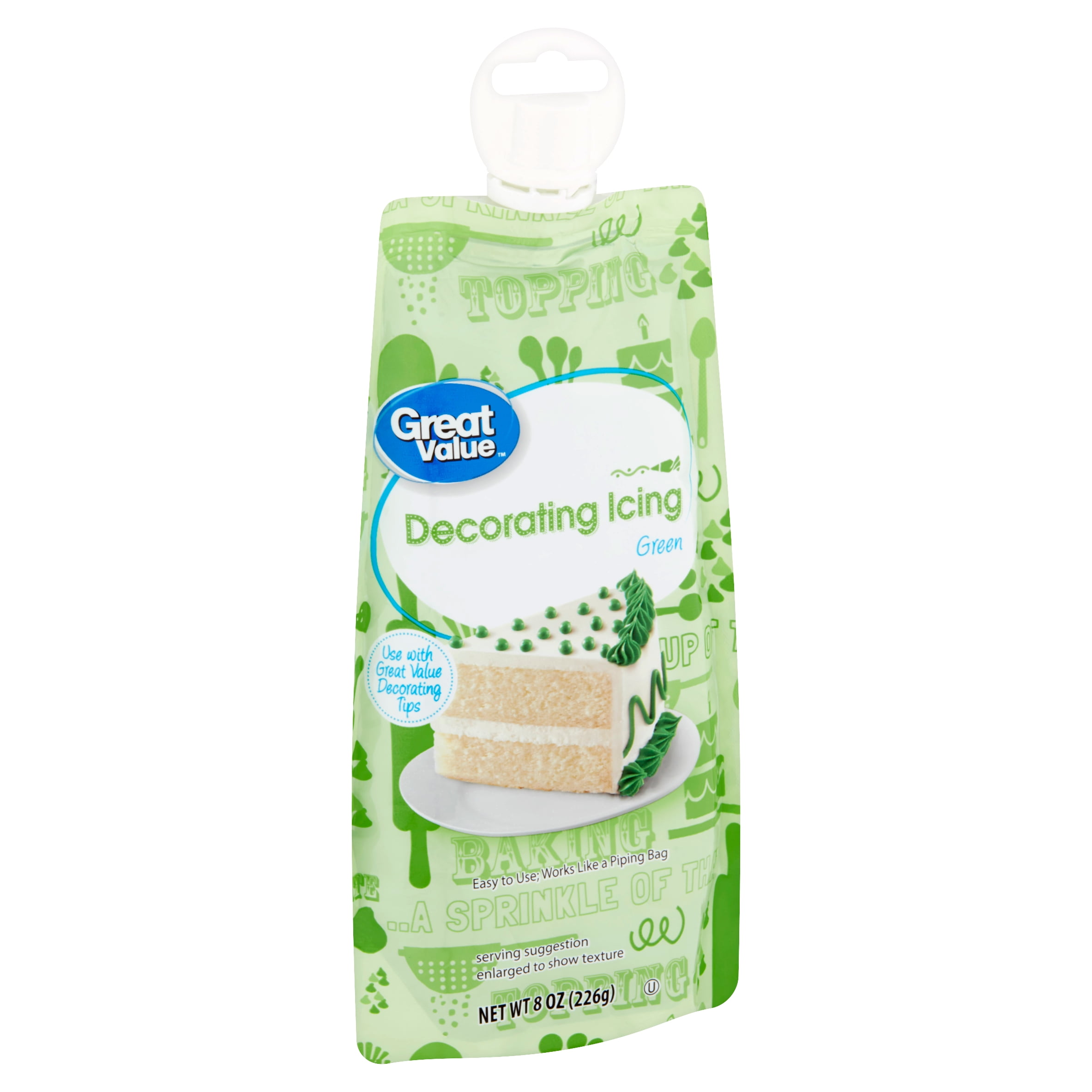 Great Value Green Decorating Icing, 8 oz - Walmart.com