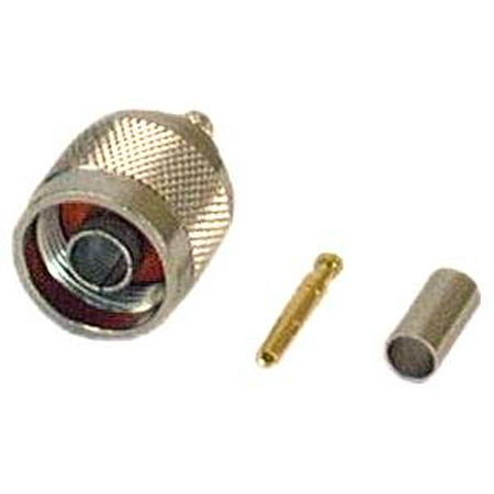 IEC NM-RG58-RP N-type Male Connector for RG58 Reverse Polarity (Female ...