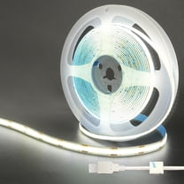 Clearhill 5V USB COB LED Strip Lights 2Pcs,9.84FT/3M,Cool White 6500K ...