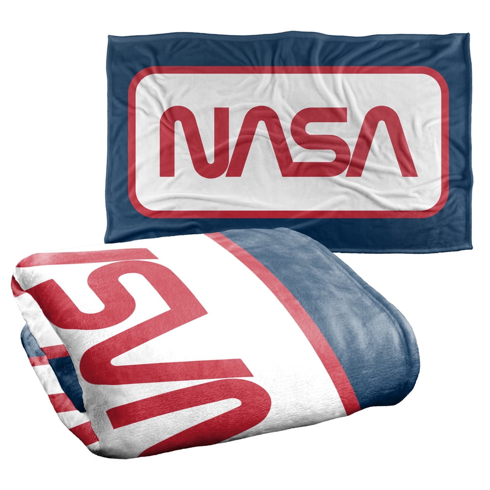 Nasa Rectangular Logo Silky Touch Super Soft Throw Blanket 36" x 58 ...
