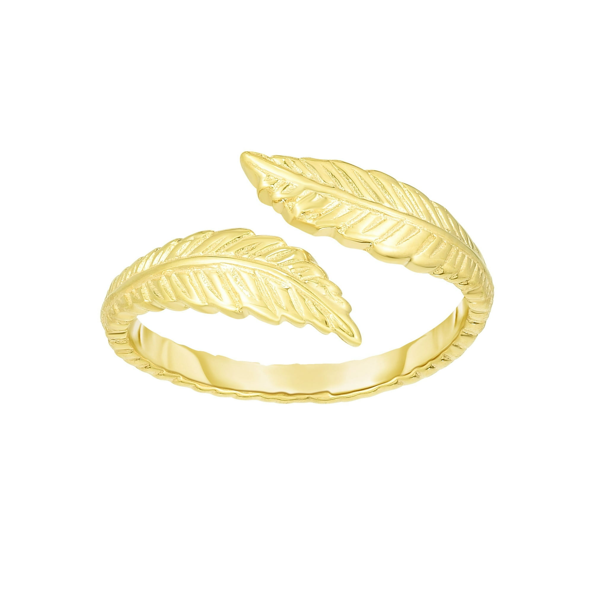 Click here for Jewelry Affairs 14k Yellow Gold Leaf Adjustable To... prices