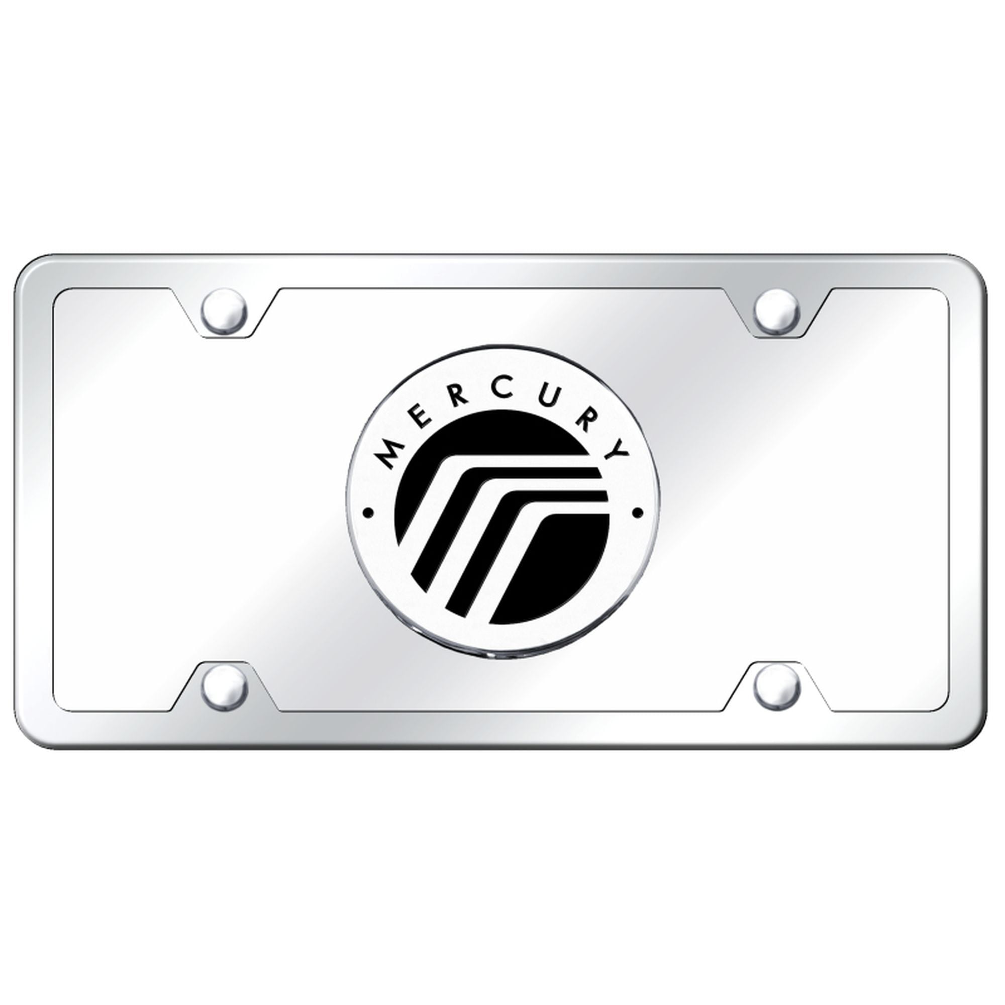 Mercury Logo License Plate Kit (Chrome on Mirrored) - Walmart.com