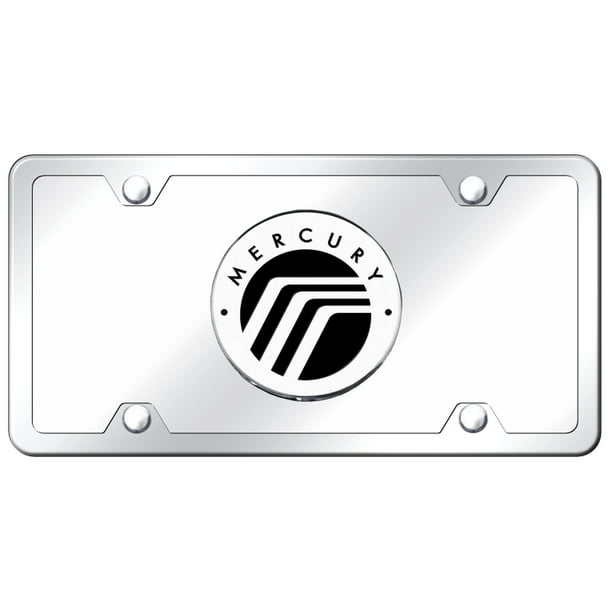 Mercury Logo License Plate Kit (Chrome on Mirrored) - Walmart.com