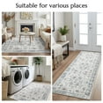 RUGKING 2x7 Runner Rug for Floor Traditional Vintage Thin Carpet Grey ...