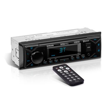 Dual Single-Din In-Dash All-Digital Media Receiver with Bluetooth, FM ...