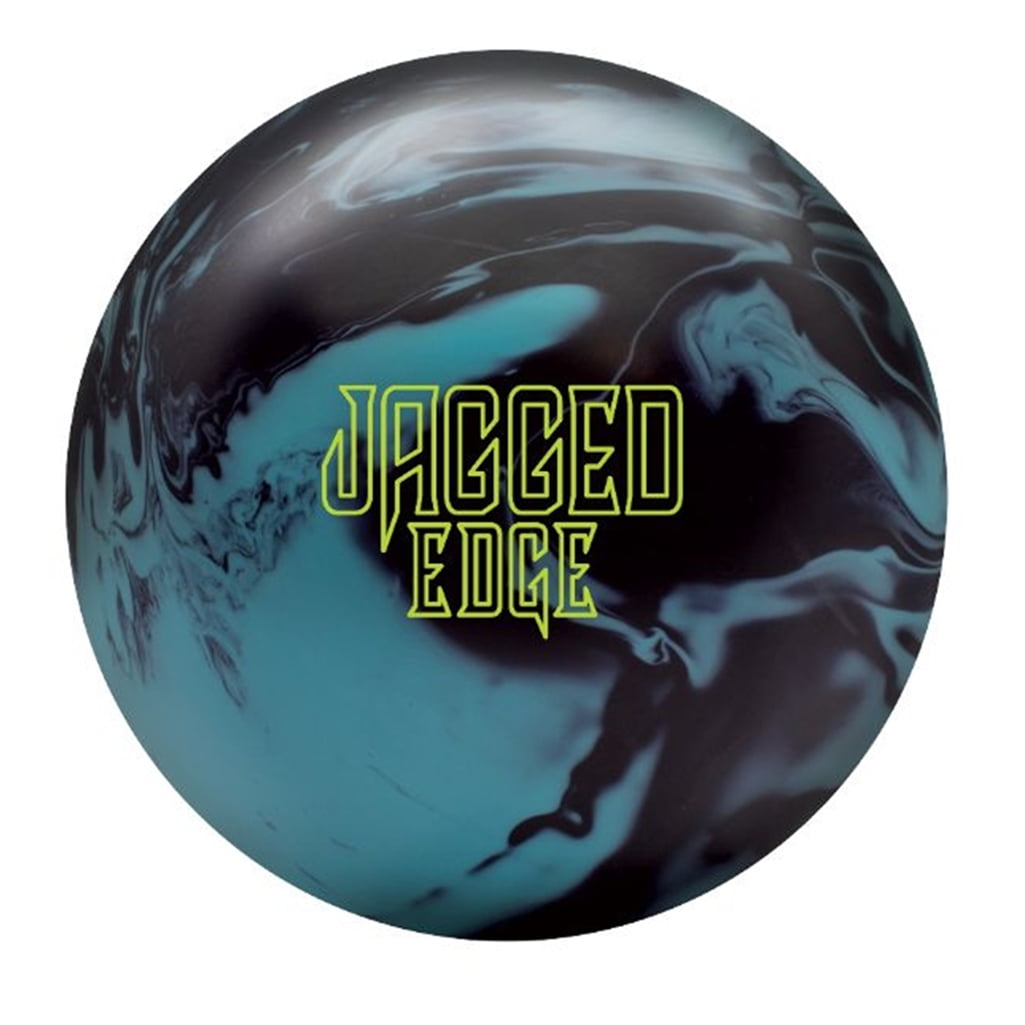 Brunswick Jagged Edge Solid Bowling Ball- Sky Blue/Black (16lbs ...