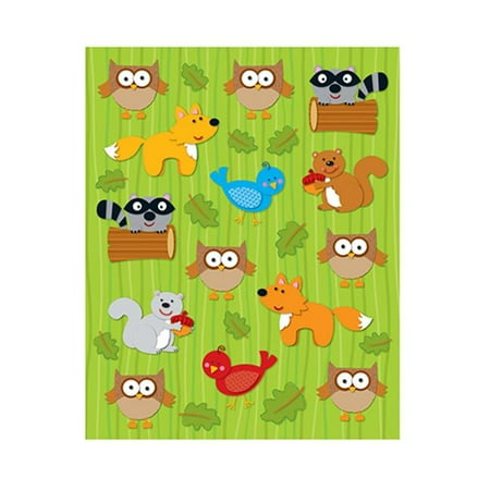 Carson Dellosa CD-168026 Woodland Animals Shape Stickers 84Pk | Walmart ...