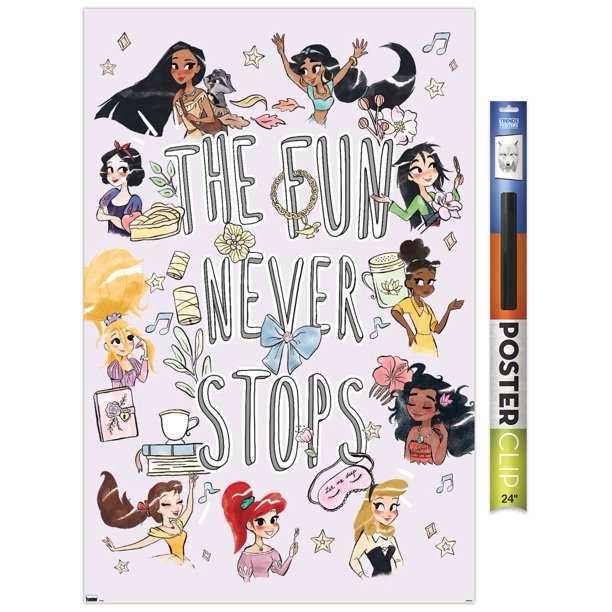 Disney Princess - Best Friends Wall Poster, 22.375" x 34" - Walmart.com