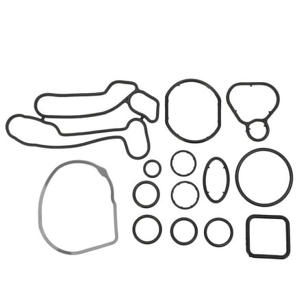 Black Oil Cooler Gasket,Engine Oil Cooler Repair Engine Accessory Oil ...