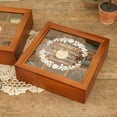 Desktop Acrylic White Printed Storage Box, Made of New Zealand Pine ...