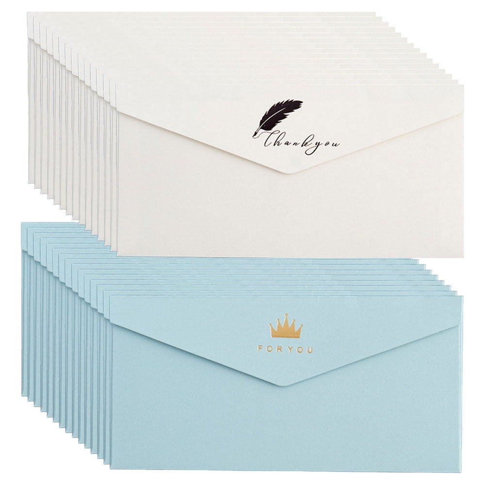 30 Pack V Flap Invitation Envelopes for Cards, Birthday, Weddings ...