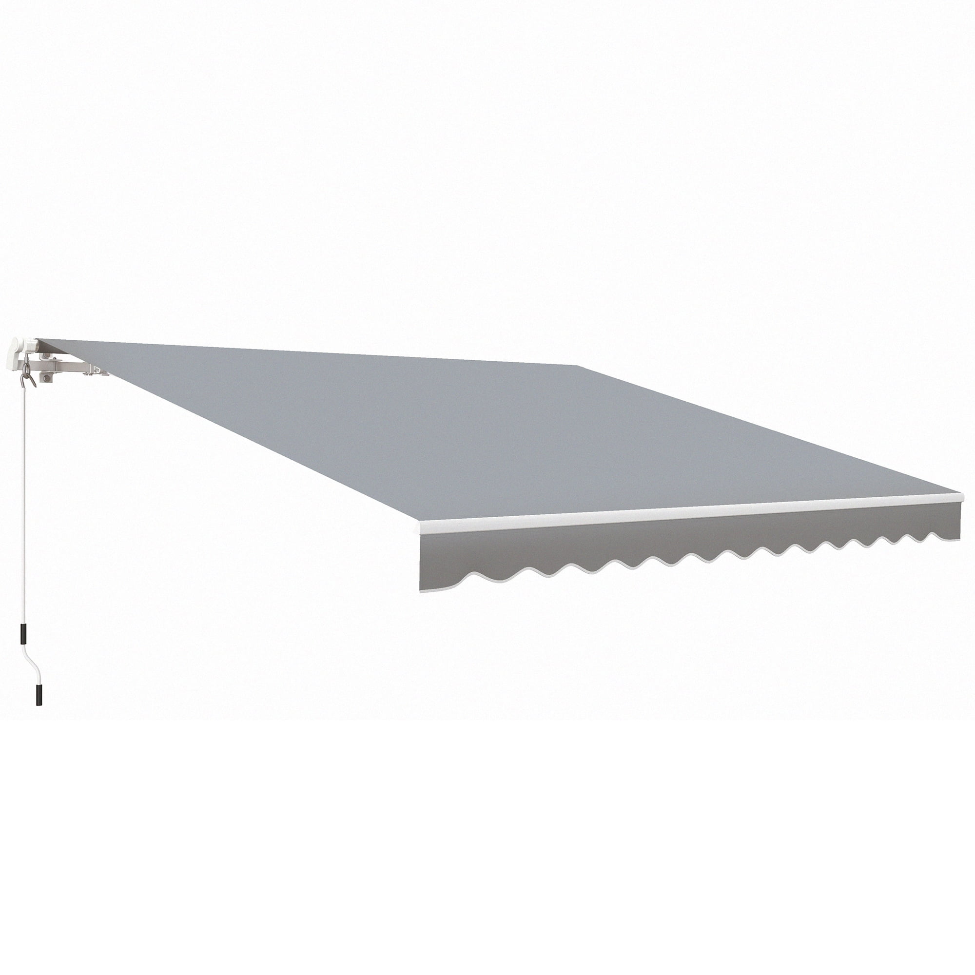 Click here for Outsunny Retractable Awning Manual Sun Shade Shelt... prices