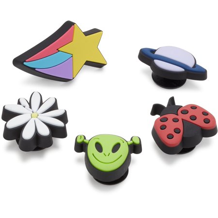 Crocs 5-Pack Alien Shoe Charms | Jibbitz, Kids Mix, One Size | Walmart ...