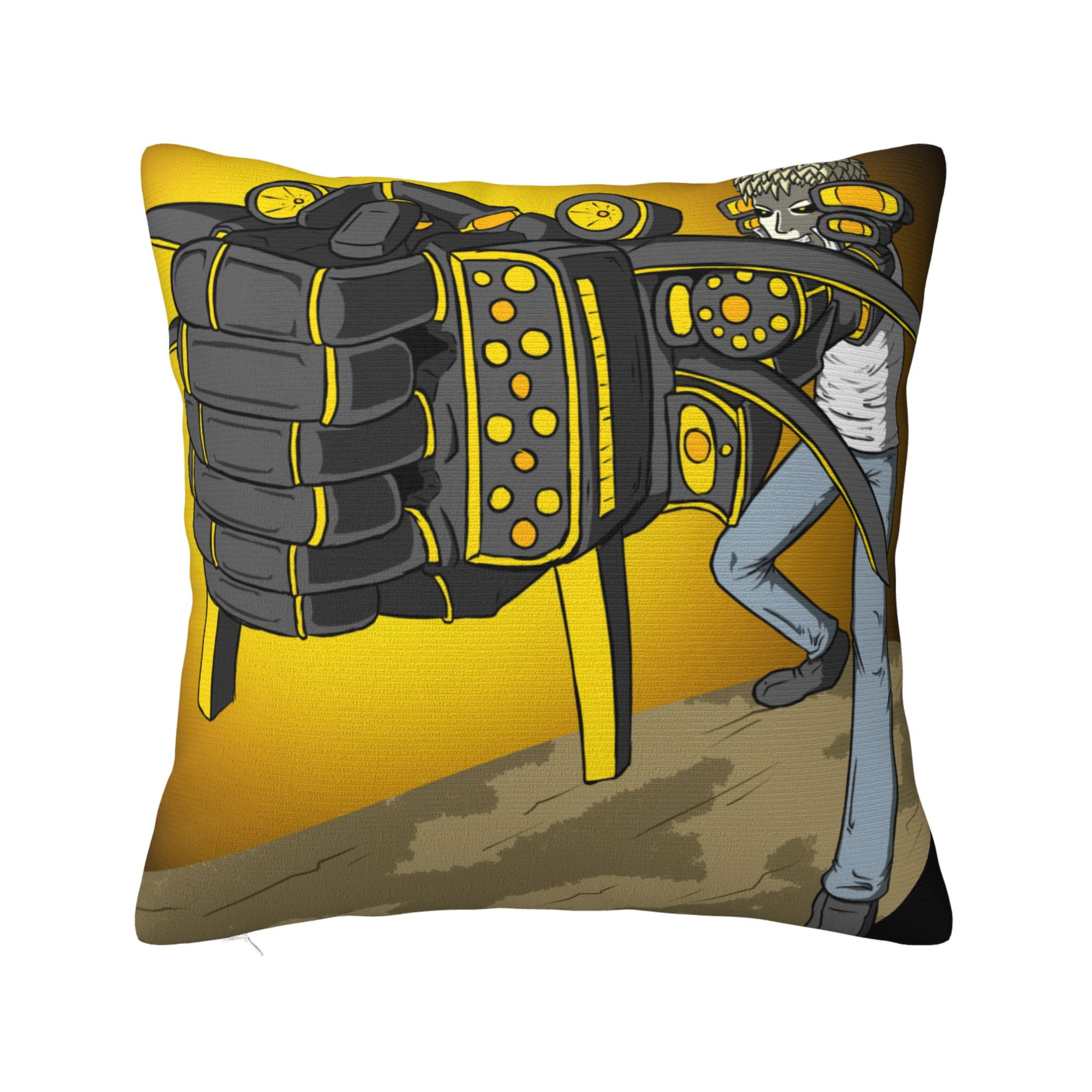 ZICANCN Decorative Throw Pillow Covers , Man Cyborg Fist Hand Couch ...