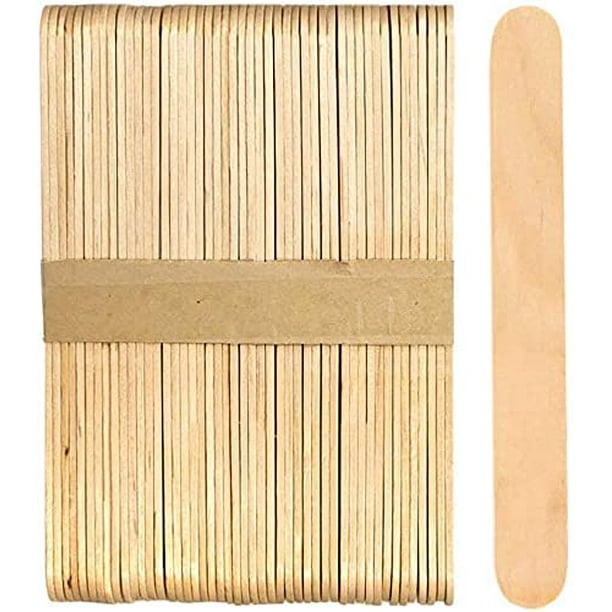300 Sticks, Jumbo Wood Craft Popsicle Sticks 6 Inch (Natural) - Walmart.ca