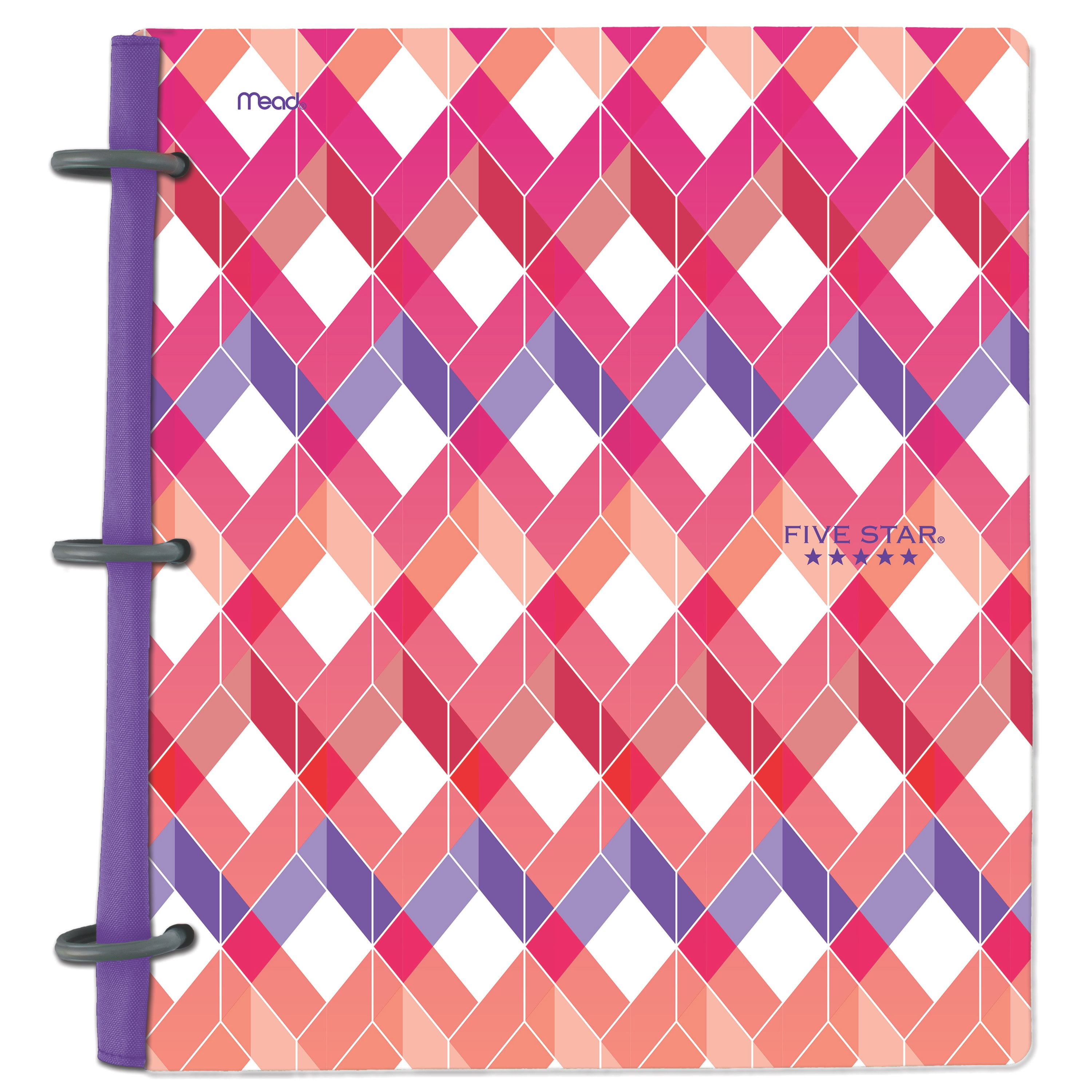 Five Star Flex® 1" Style Hybrid NoteBinder®, Assorted Designs(29148_7 ...