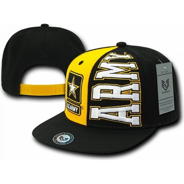 Stack Up" Military Caps, Army, Blk" - Walmart.com