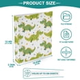 ALAZA Cute Cartoon Crocodile Hardcover 3 Ring Binder 1.5" D-Rings with ...