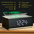 Digital Alarm Clock, Bluetooth, FM Radio, Wireless Charging, Night ...