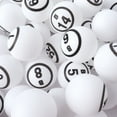 GSE 75 Bingo Calling Balls, 1.5" Replacement Bingo Balls of Ping Pong ...