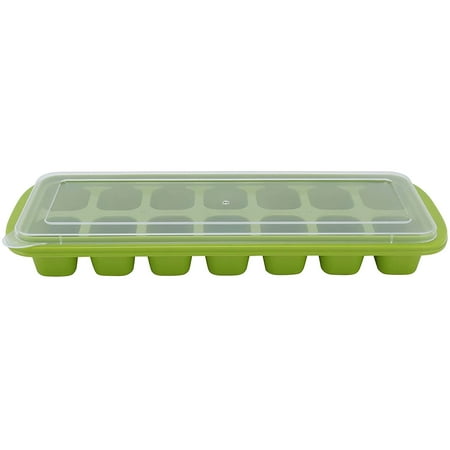 Ice Cubes Tray, Easy-Release Flexible 14-Ice Cubes Trays with Spill ...