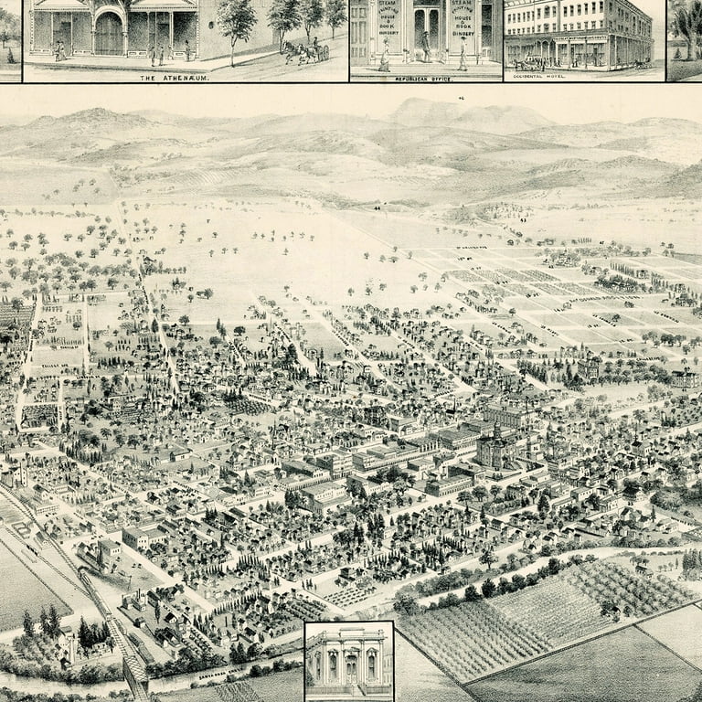 Historic Santa Rosa Ca Map