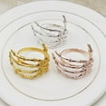 Hariumiu Kitchen 6Pcs/Set Creative Skeleton Hand Napkin Ring Exquisite ...