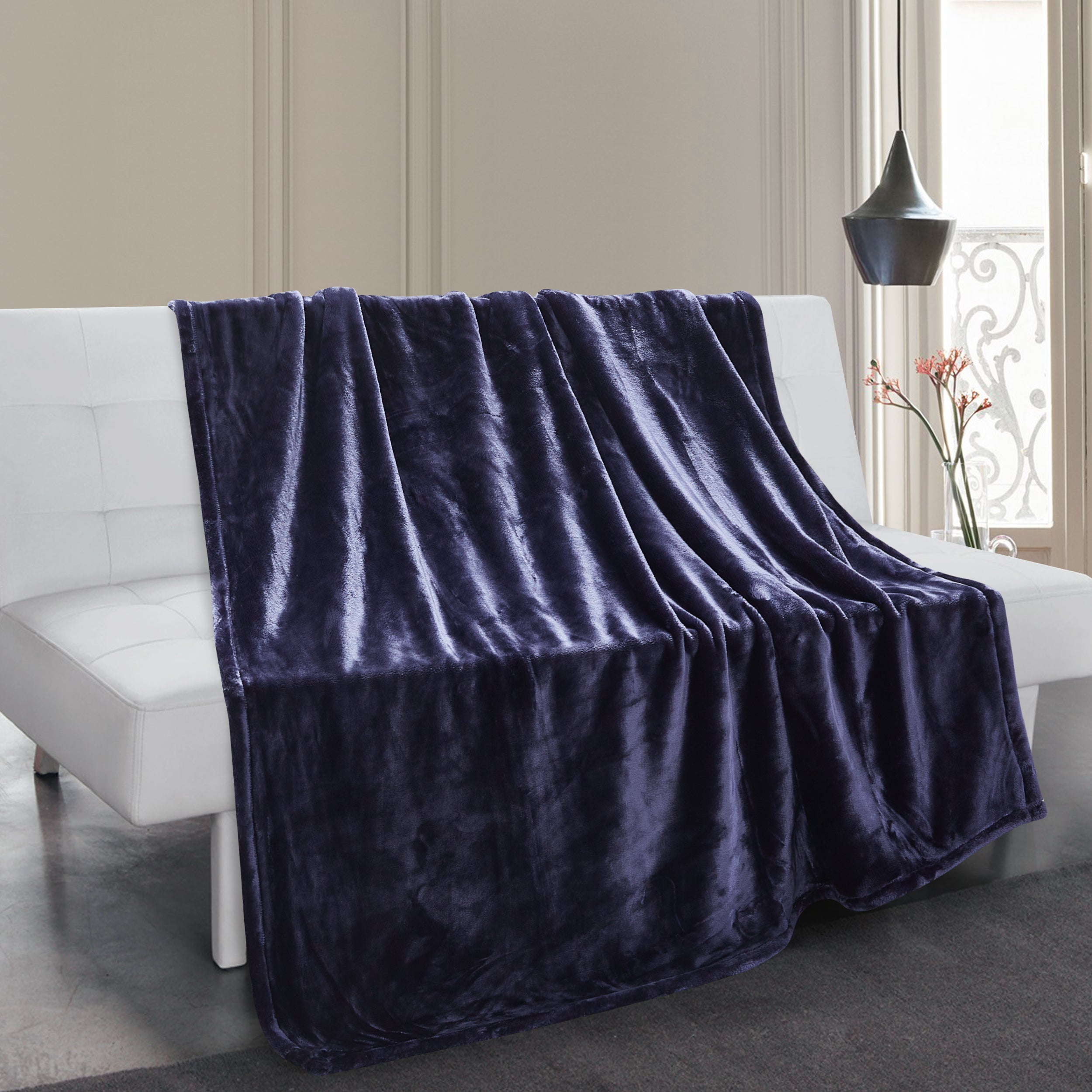 Thesis Home Oversized Solid Velvet Throw - Walmart.com