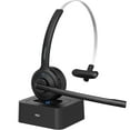 Mpow M5 Bluetooth Headset Noise Cancelling Truck Driver Headphones with ...
