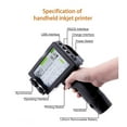 Industrial Batch Coding Machine Intelligent Inkjet Printer Handheld Two-dimensional Code Barcode ...
