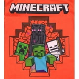 Minecraft Characters Boys Long Sleeve Active Mesh T-Shirt, 2-Pack ...