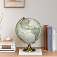 Antique World Globe 12-Inch - Vintage Style, Rotating with Brass Stand ...