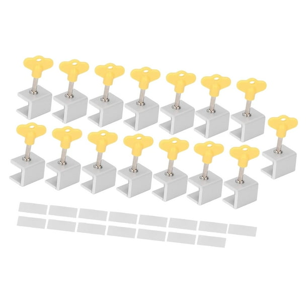 simhoa 15 Pieces Sliding Door Locks Window Stopper Wedge for Protection ...