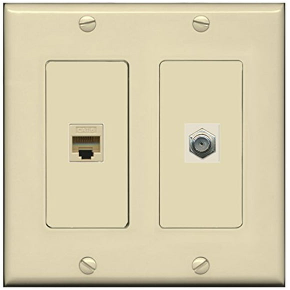 Dual Coax Wall Plates