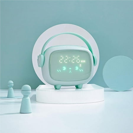 Children Clock Light Voice Controlling Practical Cute digital clock ...