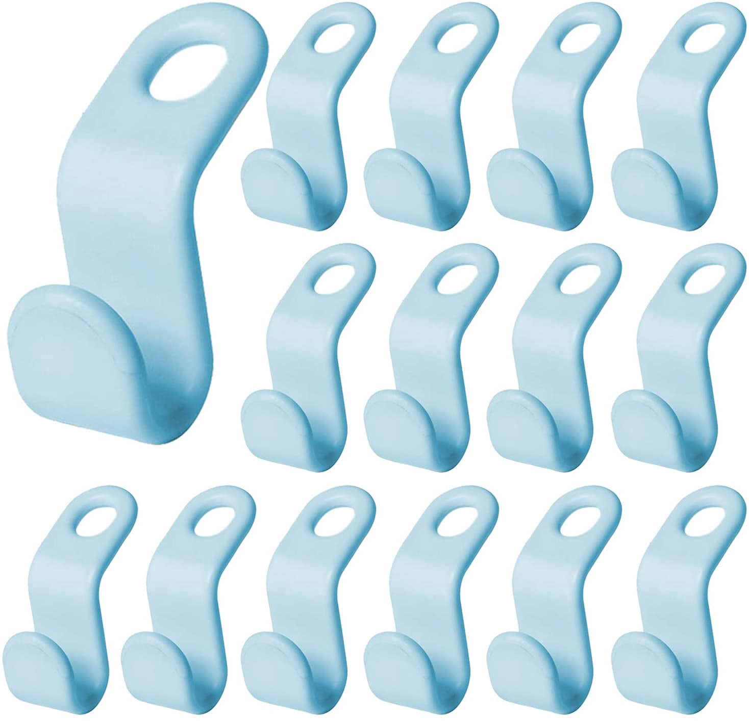 40 Pieces Clothes Hanger Connector Hooks, Plastic Mini Multi-Layer ...