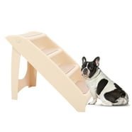 HomGarden 4 Step Indoor/Outdoor Pet Stairs, Small Foldable Non-Slip Dog ...