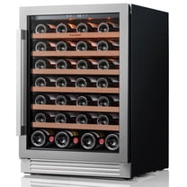 Ca'Lefort 61 Bottle Cooler Wine Refrigerator, 24 inch Left Opening Wine ...