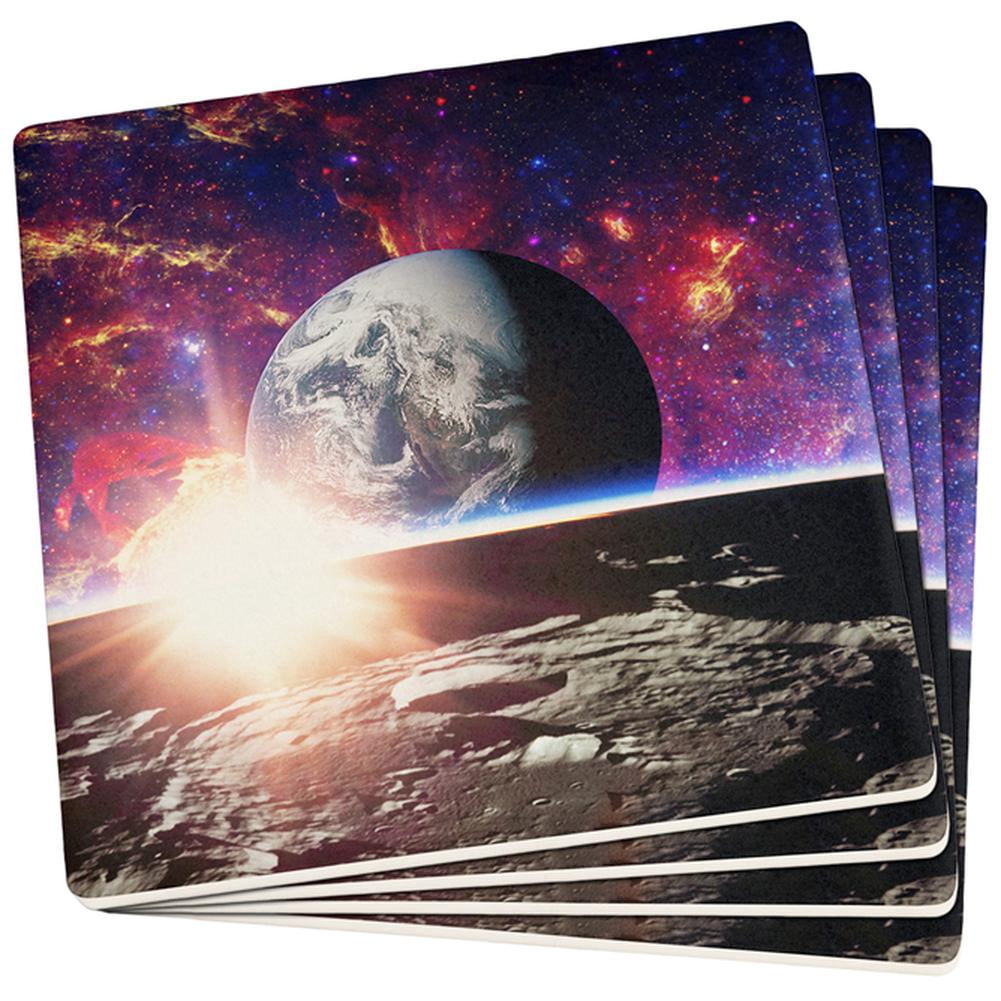 Explore The Infinity Of Space Set of 4 Square Sandstone Coasters ...